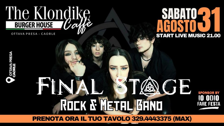 FINAL STAGE LIVE BAND - LIVE THE KLONDIKE CAFFE - Band Top il network ...